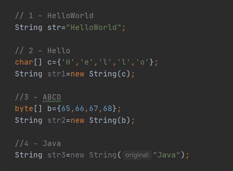 Creating Strings In Java String Is Simply A Collection Of By