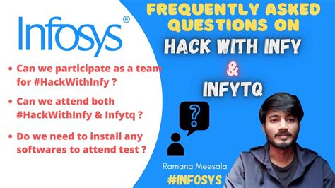 Frequently Asked Questions On HackWithInfy InfyTq Infosys Drive InfyTq Certification