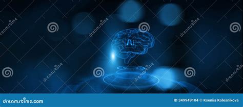 Ai Brain Visualization And Machine Learning For Digital Transformation Business And Technology