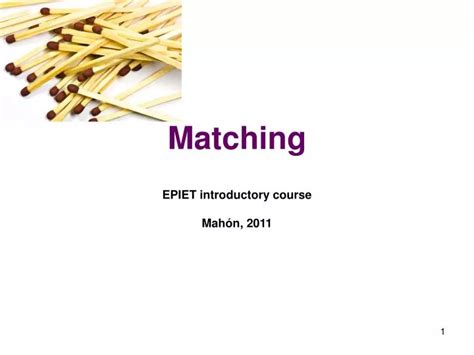 PPT Matching PowerPoint Presentation Free Download ID 841548
