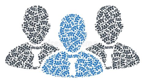 Manager Group Vector Collage Of Self Recursion Icons Stock Vector Illustration Of Group