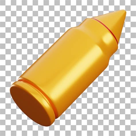 Premium Psd 3d Bullet Illustration Premium Psd 3d Bullet Illustration