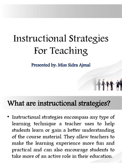 Instructional Strategies Pdf