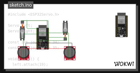 Esp32 Motor And Joy Stick Wokwi Esp32 Stm32 Arduino Simulator