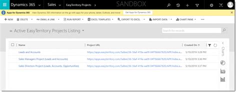 launch points within microsoft dynamics 365 easyterritory