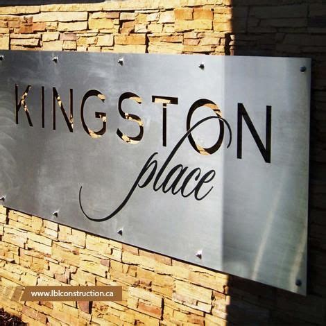 Laser Cut Stainless Steel Wall Sign Stainless Steel Wall Sign