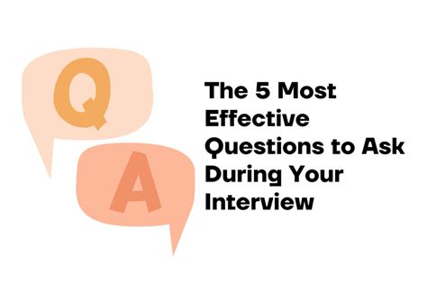 The 5 Most Effective Questions To Ask During Your Interview Sera