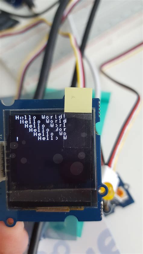 Grove OLED X Showing Scrambled Display GrovePi Modular Robotics Forum