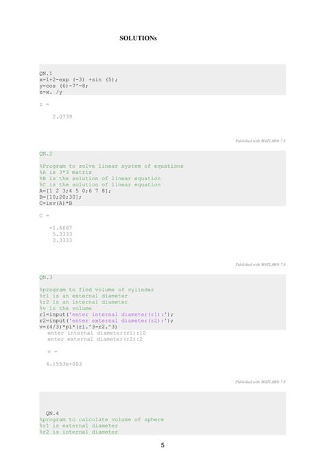 Matlab Solved Tutorials 2017 June Pdf
