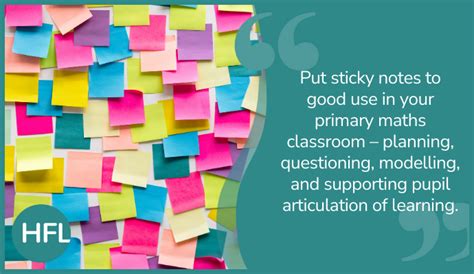 Primary Maths Planning Modelling And Working Walls Dig Out Your Sticky Notes Hfl Education