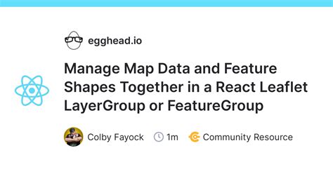 Manage Map Data And Feature Shapes Together In A React Leaflet