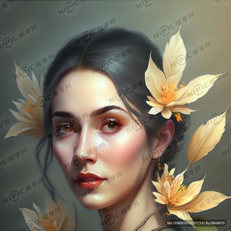 Ai创作图桂花 昵图网