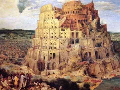 La Tour De Babel De Pieter Bruegel Turmbau Zu Babel Turm Zu Babel