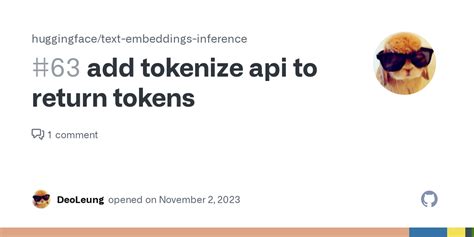 add tokenize api to return tokens · issue 63 · huggingface text