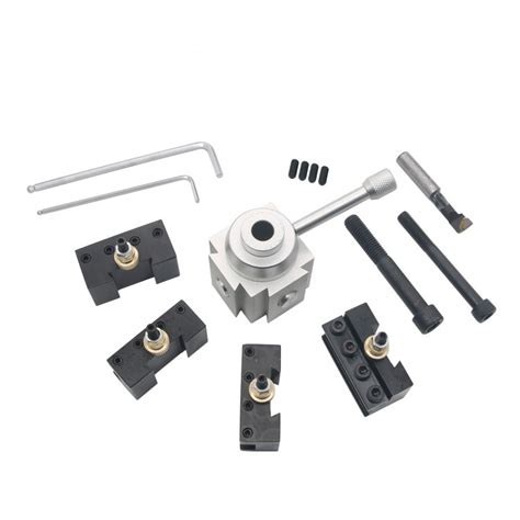 Mini Quick Change Multifix Tool Post Holder Kit for 7 x10 12 14 Engine Lathe - Free Shipping ...