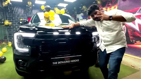 youtuber arun panwar gives his ford endeavour raptor treatment car blog india
