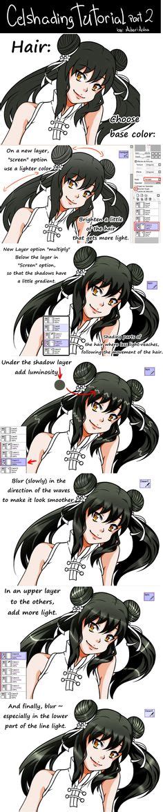 10 CellShadingStuffs Ideas Cell Shade Drawing Tutorial Digital Painting Tutorials