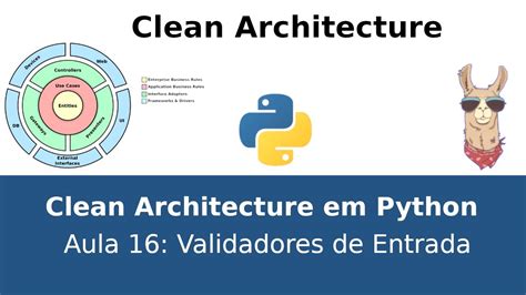 Clean Architecture Python Remake 16 Validadores De Entrada De Dados