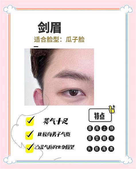 男士眉型精选：6种眉形让你魅力翻倍