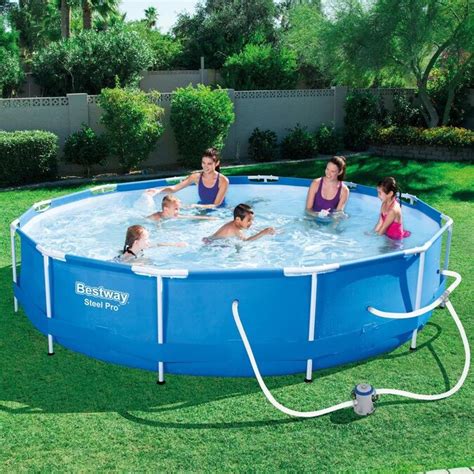 Bestway 12 Ft X 12 Ft X 30 In Round Above Ground Pool In The Above