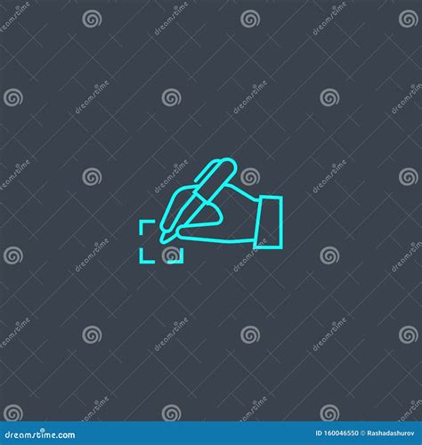Handwriting Identification Icon From Authentication Collection Simple