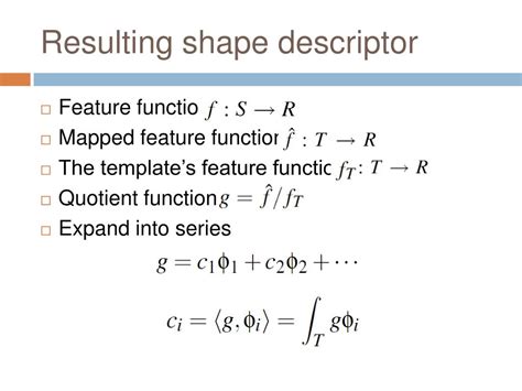Ppt Template Based Shape Descriptor Powerpoint Presentation Free
