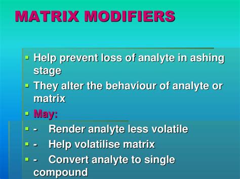 Ppt Matrix Modifiers Powerpoint Presentation Free Download Id 4564734