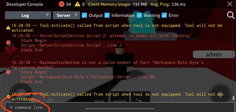 how to make custom command bar line gui scripting support