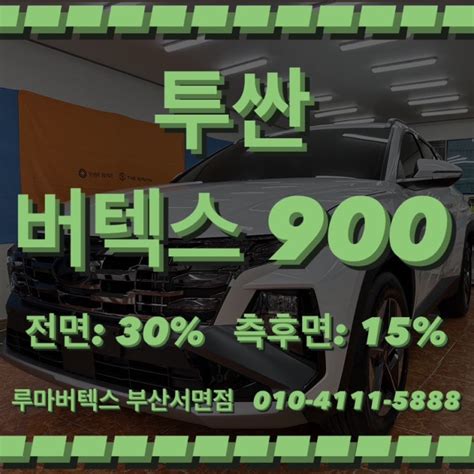부산 썬팅 추천 투싼 Nx4 신형 버텍스 900 전체 시공 And Ppf 8종 시공 후기 보고 가세요~~ 네이버 블로그
