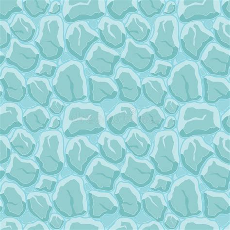 Cartoon Game Texture Ice Surface Seamless Pattern Game Asset Walls