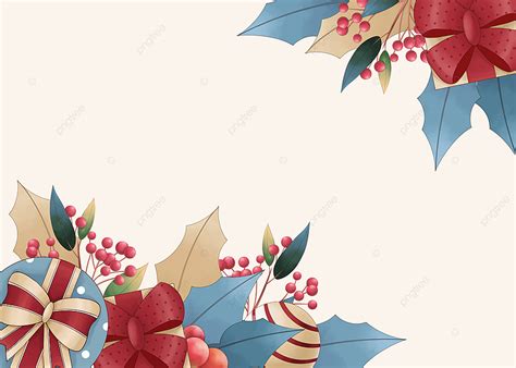 풍부한 화려한 복고풍 크리스마스 홀리 선물 상자 배경 선물 상자 홀리 겨울 배경 일러스트 및 사진 무료 다운로드 Pngtree