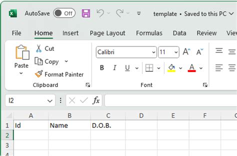 Node Js Excel Js Get Header Key From The Template Excel File Stack Overflow