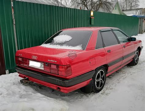 Накладка на передний бампер ABT Audi 100 C3 (1982-1990) (Ауди 100 С3 ...