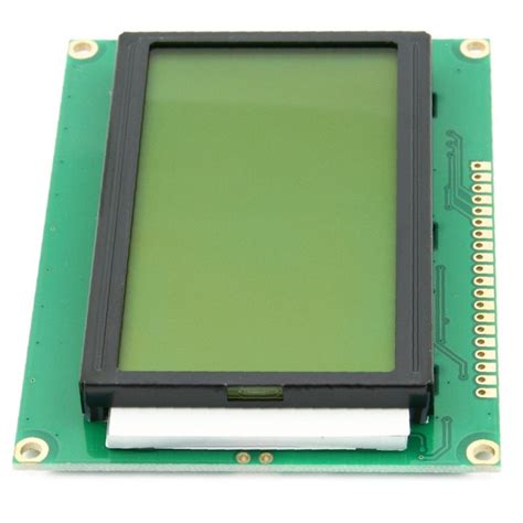Graphic LCD X Pixel Yellow Backlight Parallel Interface Display Module B V QQ