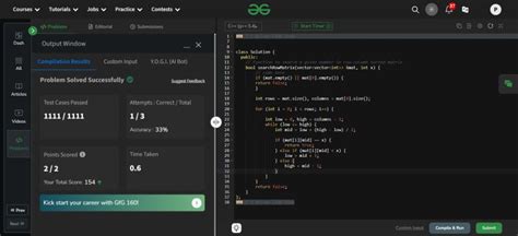 Gfg160 Geekstreak2024 Problemsolving 160daysofcode Codingchallenge