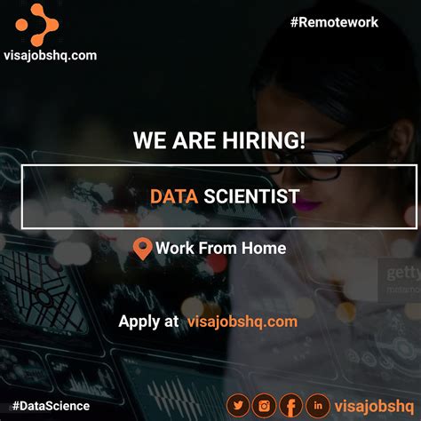 Apply As A Data Scientist Work From Anywhere In The World