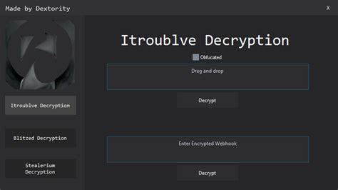 GitHub Zane MultiDecryptorGUI Decrypts The Webhooks Of Some Of The Most Commonly Used