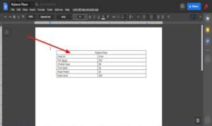 How To Merge And Unmerge Cells In A Google Doc Table
