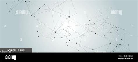 Abstract Connection Structure And Vector Science Background Template Technology Or Web Banner