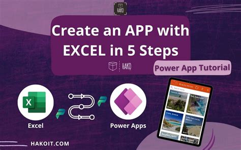 Create An App With Excel In 5 Steps Powerapps Tutorial 2025 Hako It