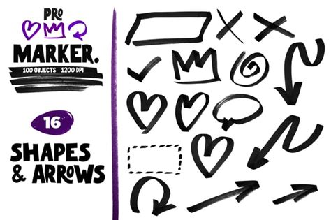 pro marker objects objects ft marker scribble and photocopy envato