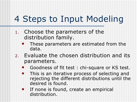 Input Modeling