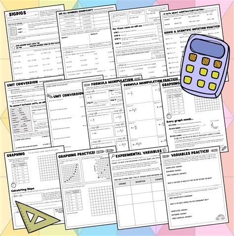 Science Skills Chapter Sigdigs Sci Notation Formula Manipulation