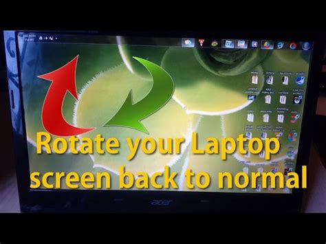 How To Rotate Your Desktop Computer Screen How To Rotate A Laptop Or Pc Screen And Flip Your