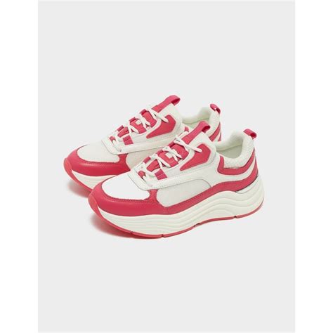 Womens Mallet Cyrus Suede Running Trainers In Pink