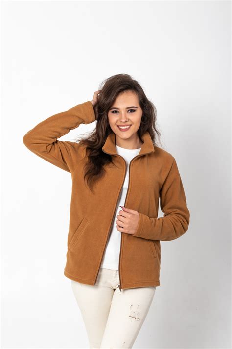 Гірчична флісова кофта жіноча Tvoepolo