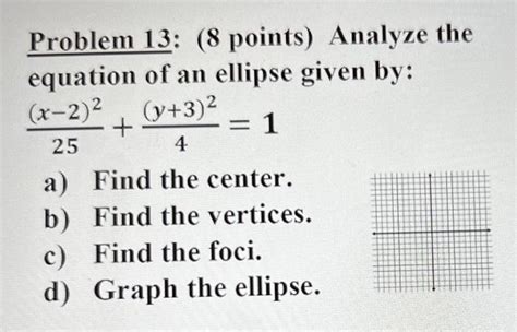 solved problem 13 8 points analyze the equation of an