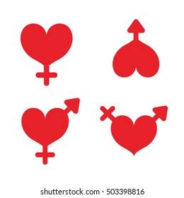 Gender Sex Logo Icon Template Set Stock Vector Royalty Free Shutterstock