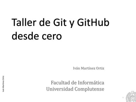 Pdf De Programación Taller De Git Y Github Desde Cero