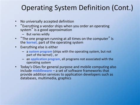 Operating System Concepts Ppt